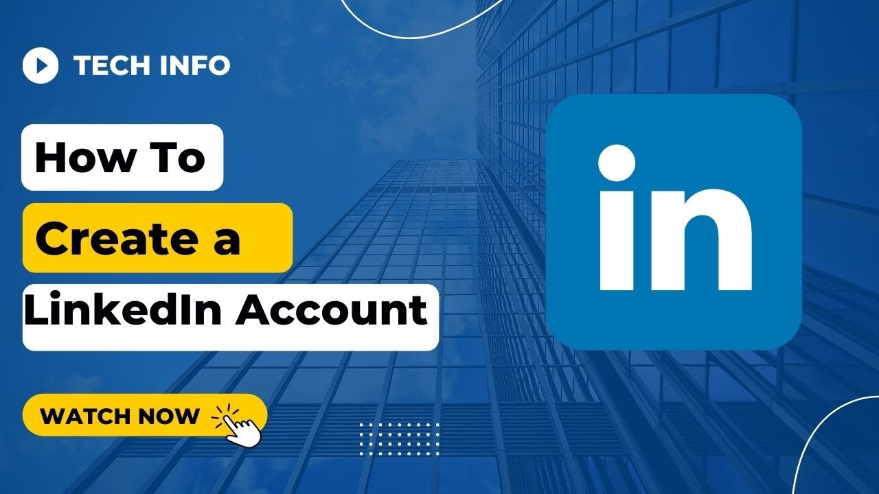 How to create a LinkedIn account - YouTube