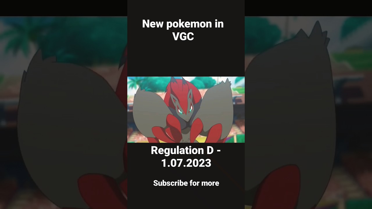 NEW POKEMON IN VGC (REGULATION D) #shorts - YouTube
