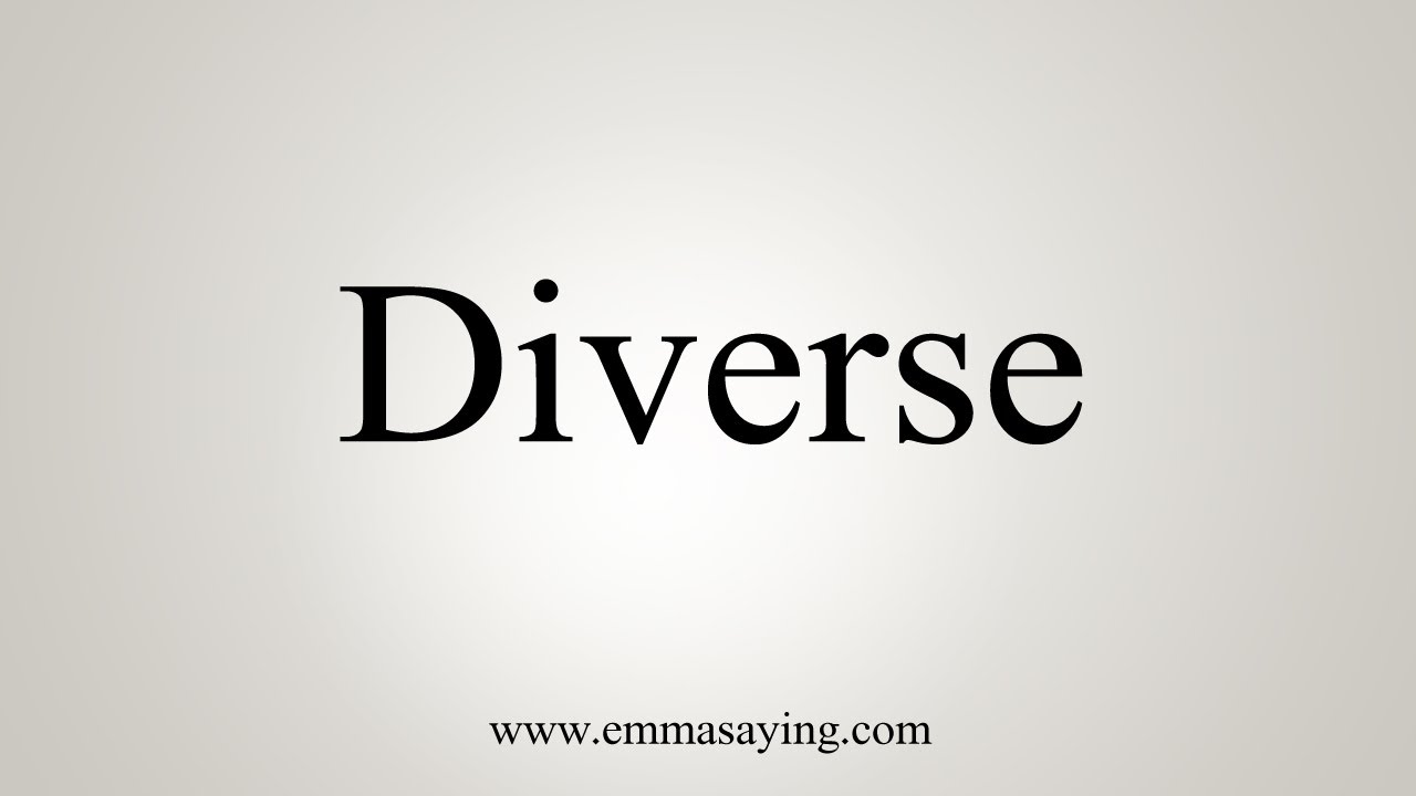 How To Say Diverse YouTube how-to-say-diverse-youtube