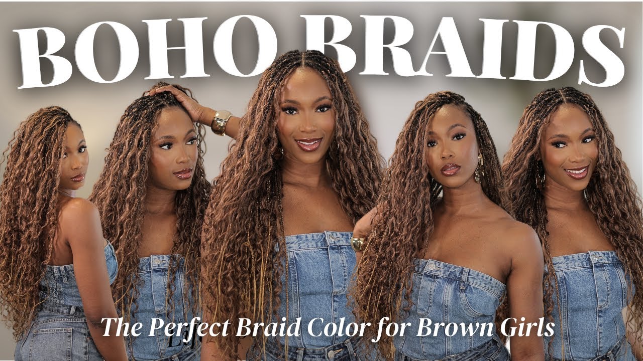 MASTER BOHO BRAIDS: I Found The Perfect Brwon Colour Braids Mix for ...
