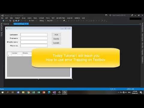 Error trapping vb.net - YouTube