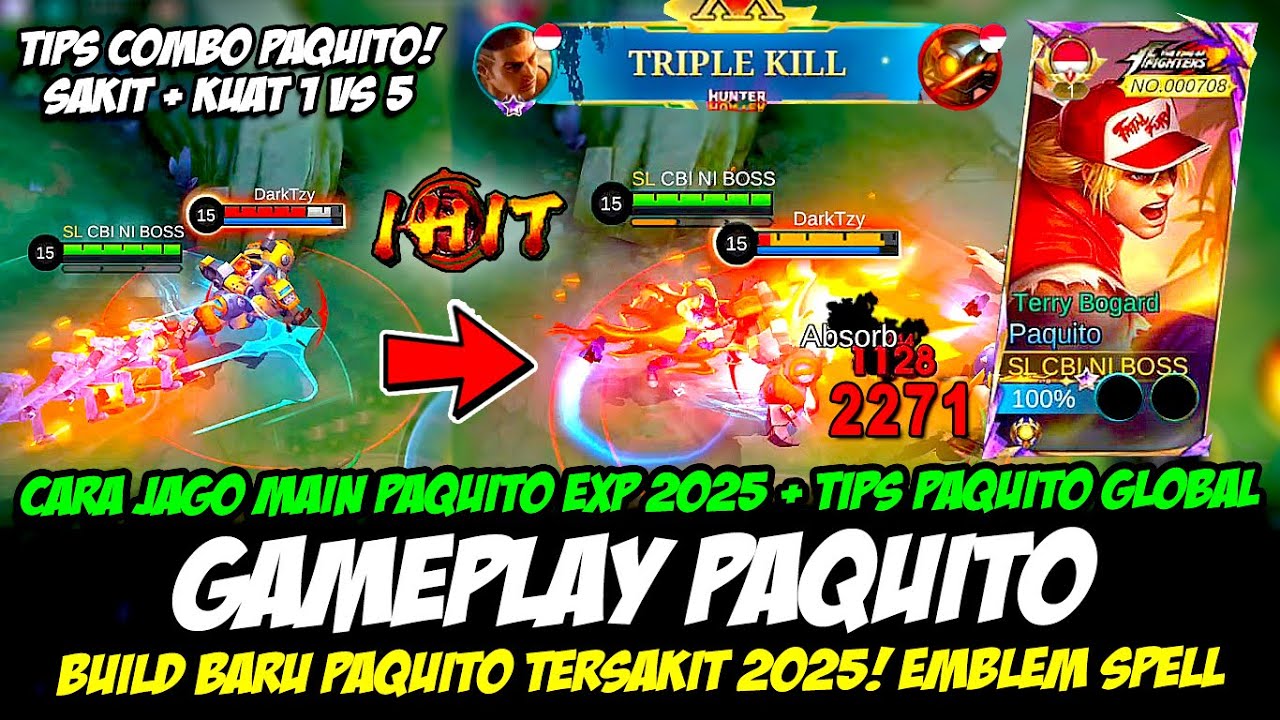 CARA JAGO MAIN PAQUITO 2025 + TIPS TERBARU PAQUITO EXP LANE BUILD ...