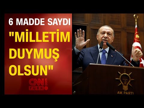 Cumhurbaşkanı Erdoğan'dan Barış Pınarı Harekatı'yla ilgili 6 mesaj