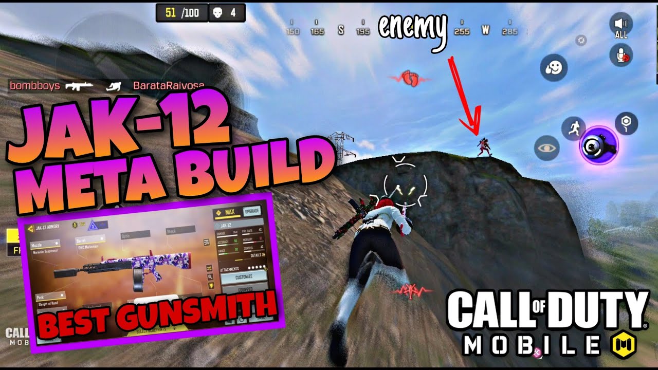 Squad Wipes by JAK-12 GUNSMITH in COD MOBILE Season 7 | Best JAK-12 ...