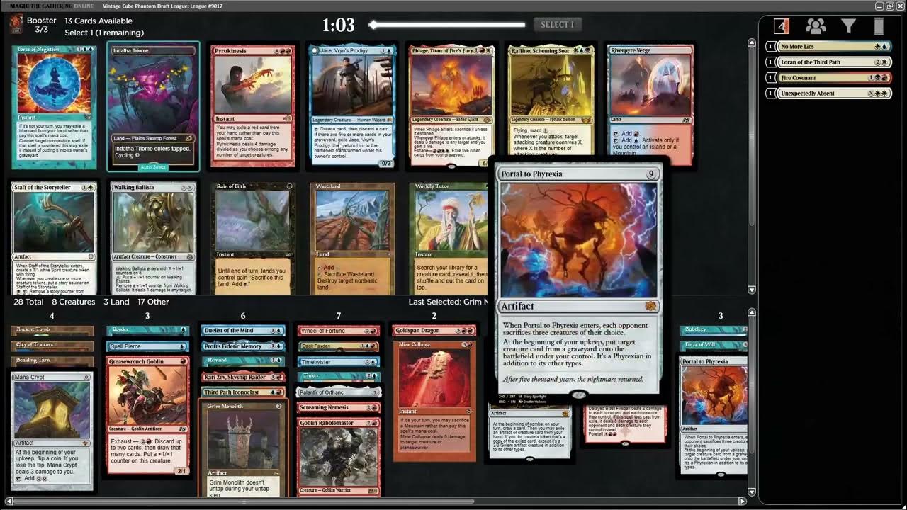 Is turn 2 ramblemaster still good - MTGO Vintage Cube Draft and Game 1 - YouTube