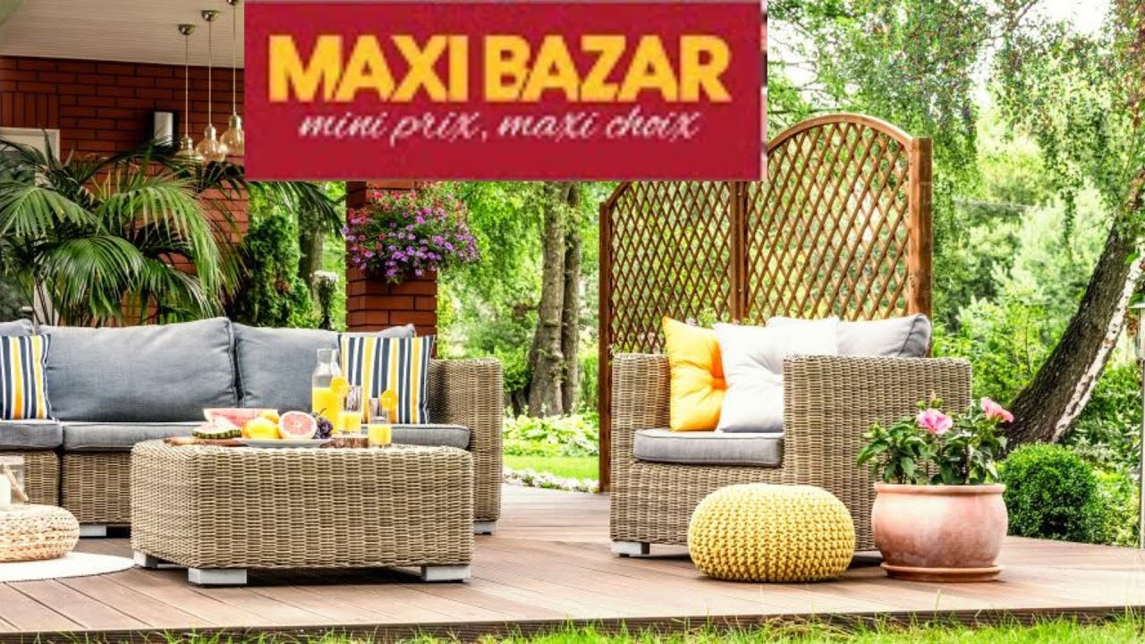 ARRIVAGE NOUVEAUTES MAXIBAZAR (Décorations , Mobilier de Jardin - YouTube