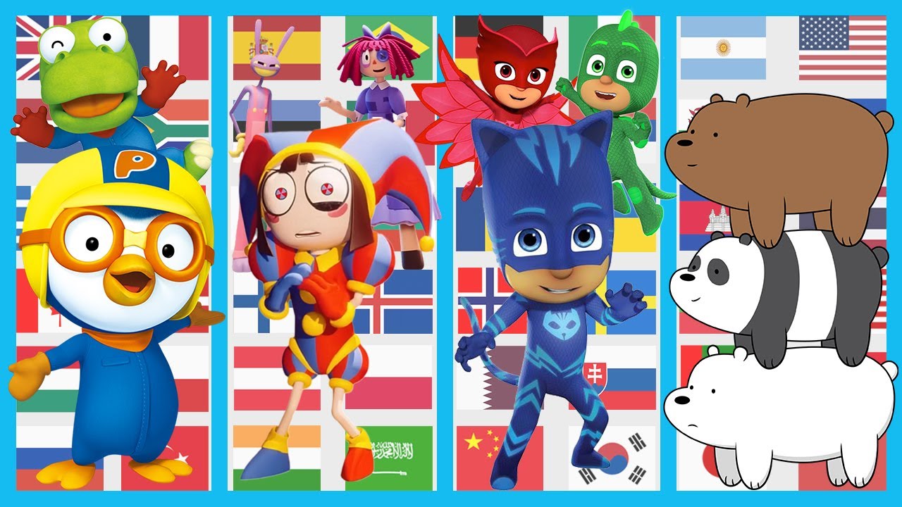 Pororo, The Amazing Digital Circus, PJ Masks & We Bare Bears in ...
