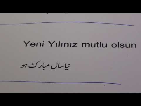 Say Happy New Year in Turkish