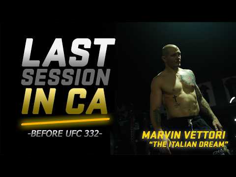 Marvin Vettori’s Last California Session Before Utah | Training With Uroš Medić