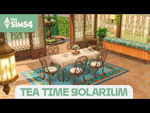The Sims 4 Tea Time Solarium Kit: Build & Buy Overview