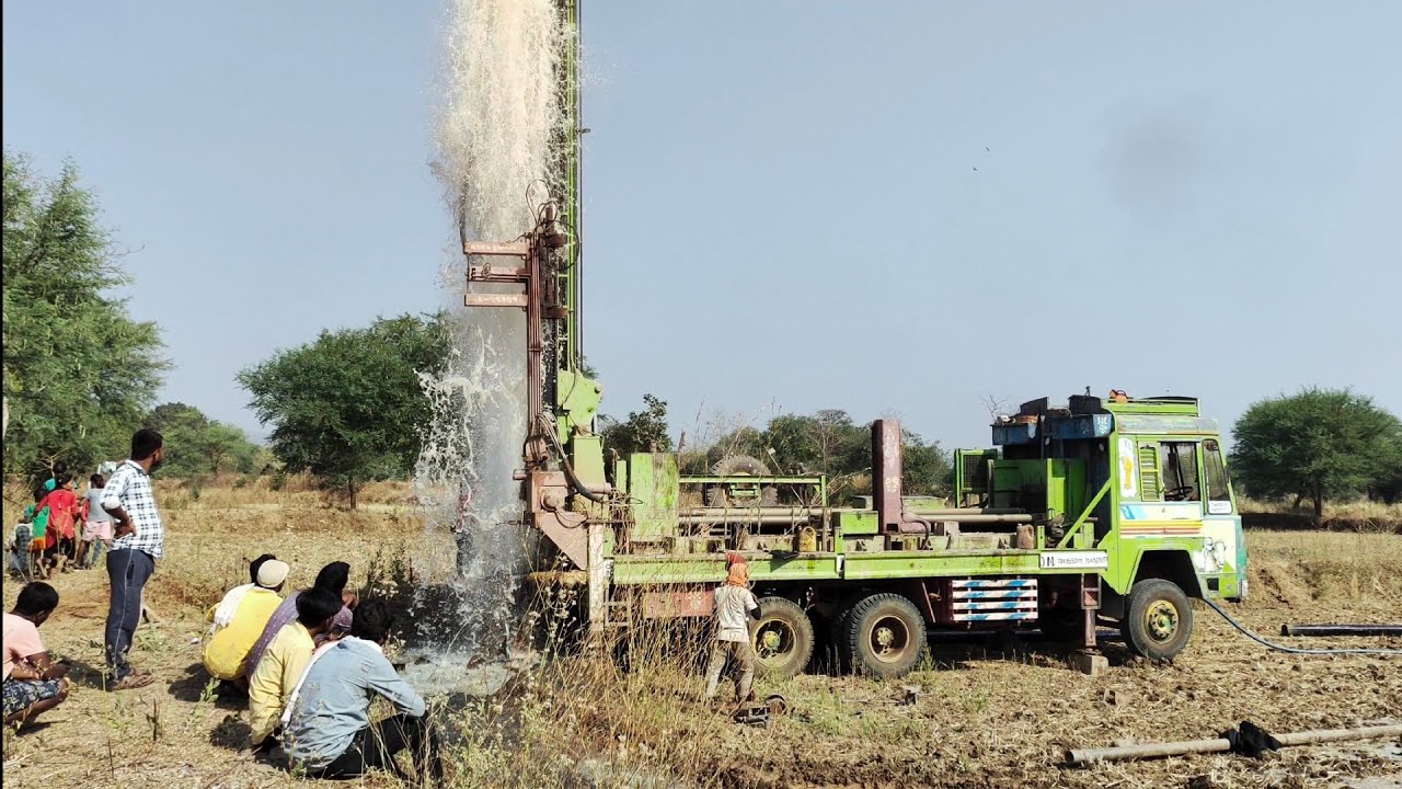 20HP Journey Of Water | 80 feet drilling 20HP water | Borewell Drilling ...