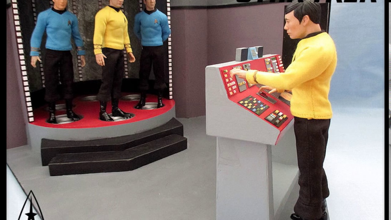 STAR TREK TOS TRANSPORTER ROOM 1:12 SCALE - YouTube