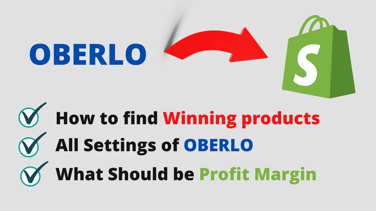 How to use oberlo | Winning Products using oberlo | Oberlo settings ...