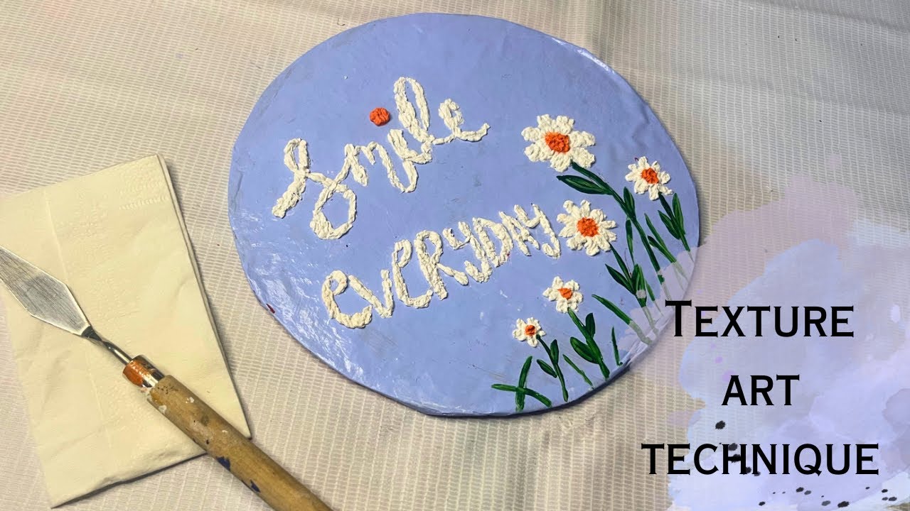 Texture art technique using Tissue Paper |art ideas for beginners - YouTube