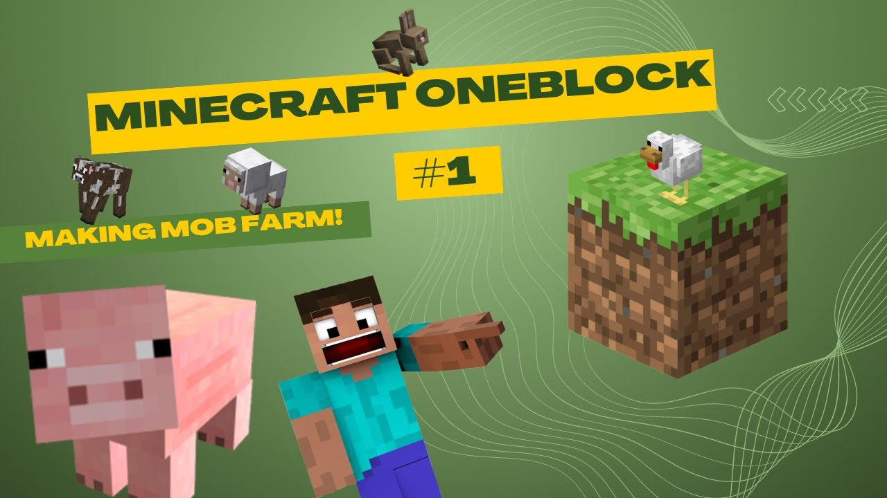 Making a Mob farm in Minecraft Oneblock !! #1 (New series) - YouTube