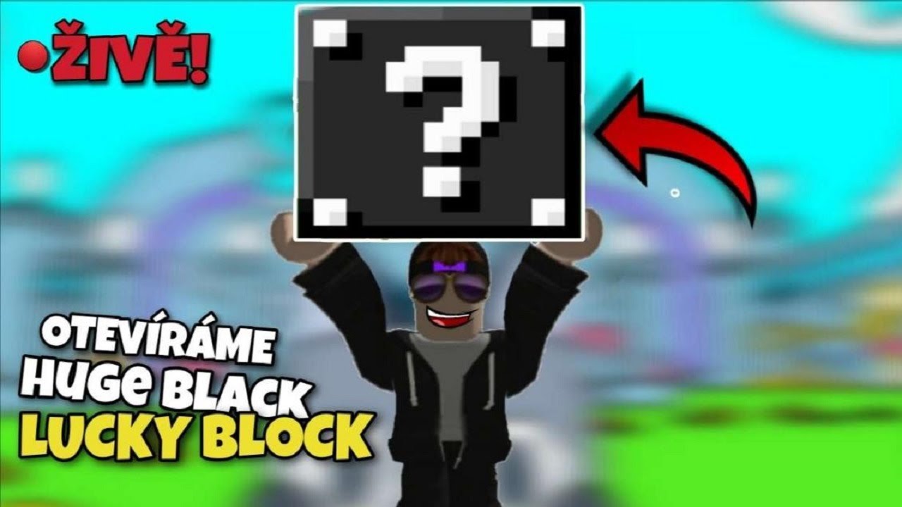 🔴BLACK LUCKY BLOCK EVENT! PADNE NÁM HUGE DOMINUS?! POTOM OBCHODY ...