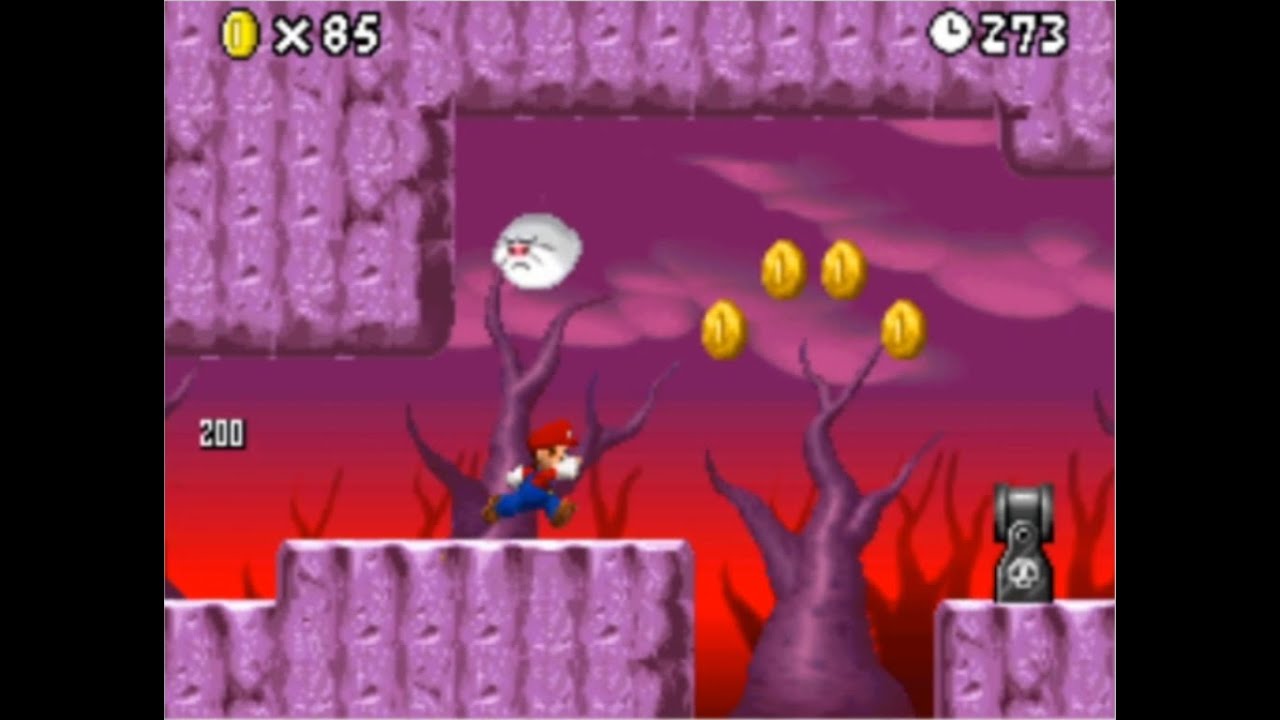 Ghost World: New Super Mario Bros DS Custom World 8-1 Level - YouTube