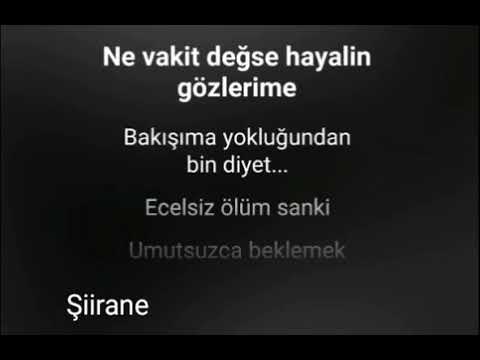 Karaoke Şiir Seni seviyorum