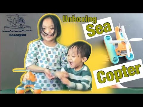Green Toys - Seacopter 🚁 Opening and Unboxing Present | Skylee &Skyler ...