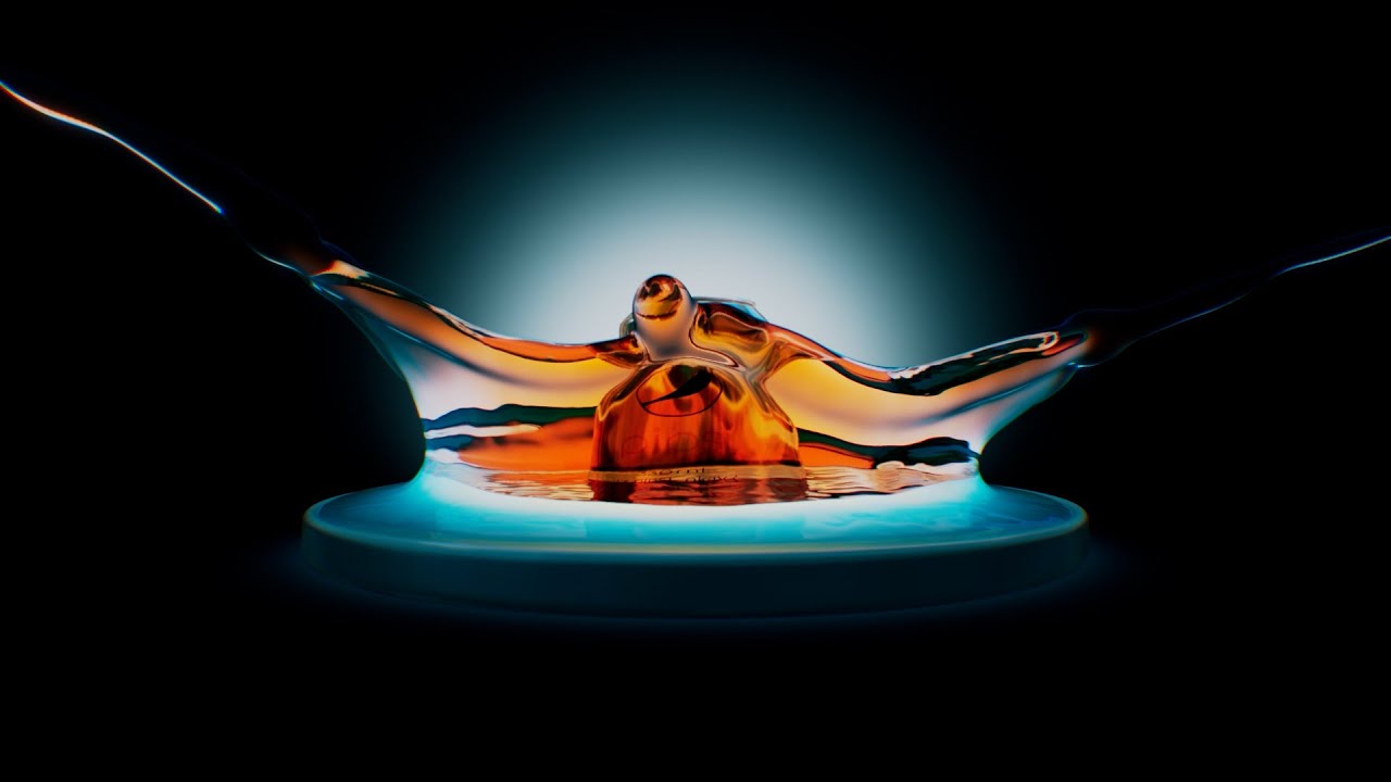 Houdini Crown Splash with FLIP - YouTube