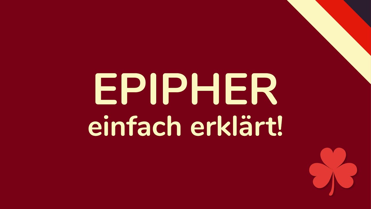 EPIPHER - schnell & einfach erklärt (rhetorische Mittel animiert) 🇩🇪 ...