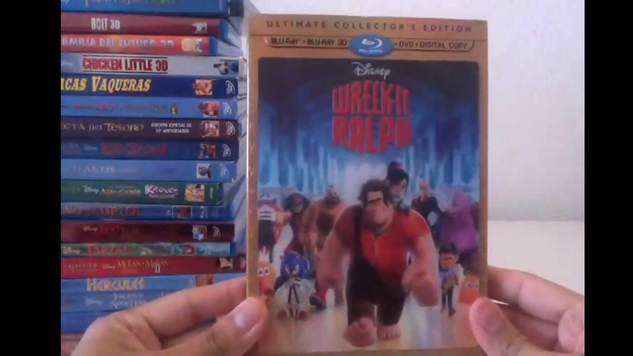Biggest and most complete DISNEY PIXAR Blu ray Collection - YouTube