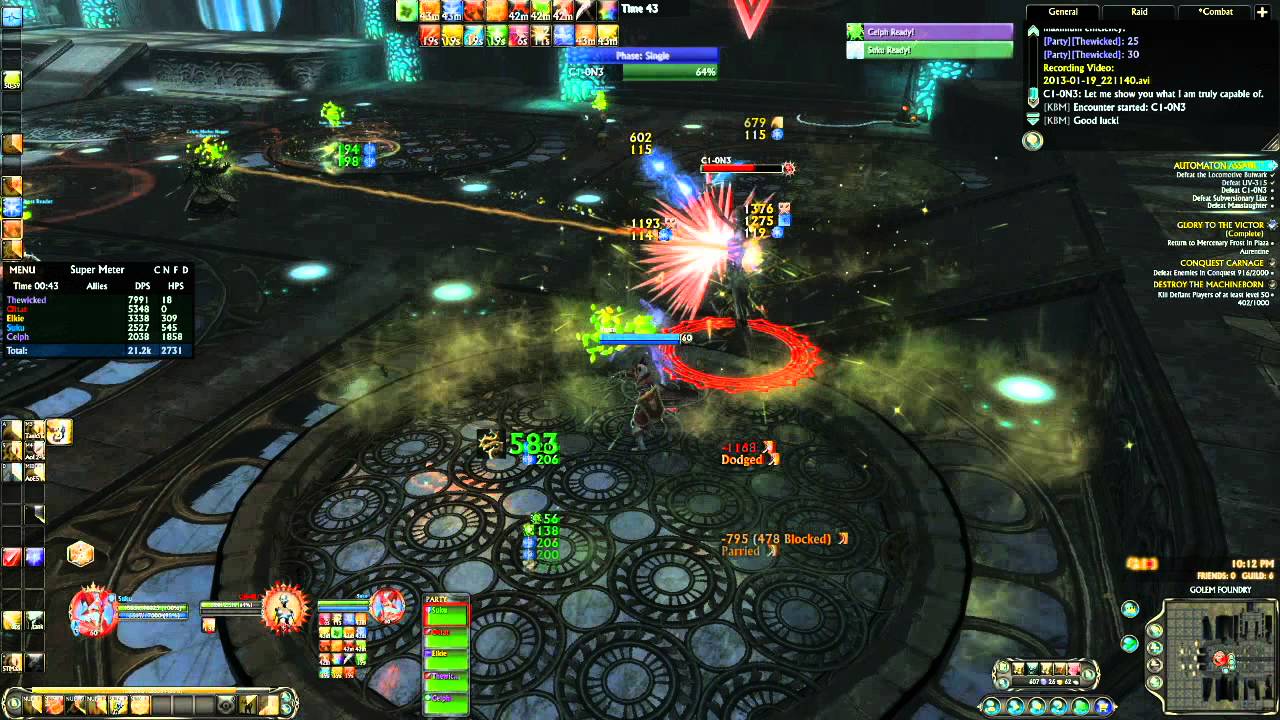 Expert Golem Foundry 3rd boss - C1-ON3 - YouTube