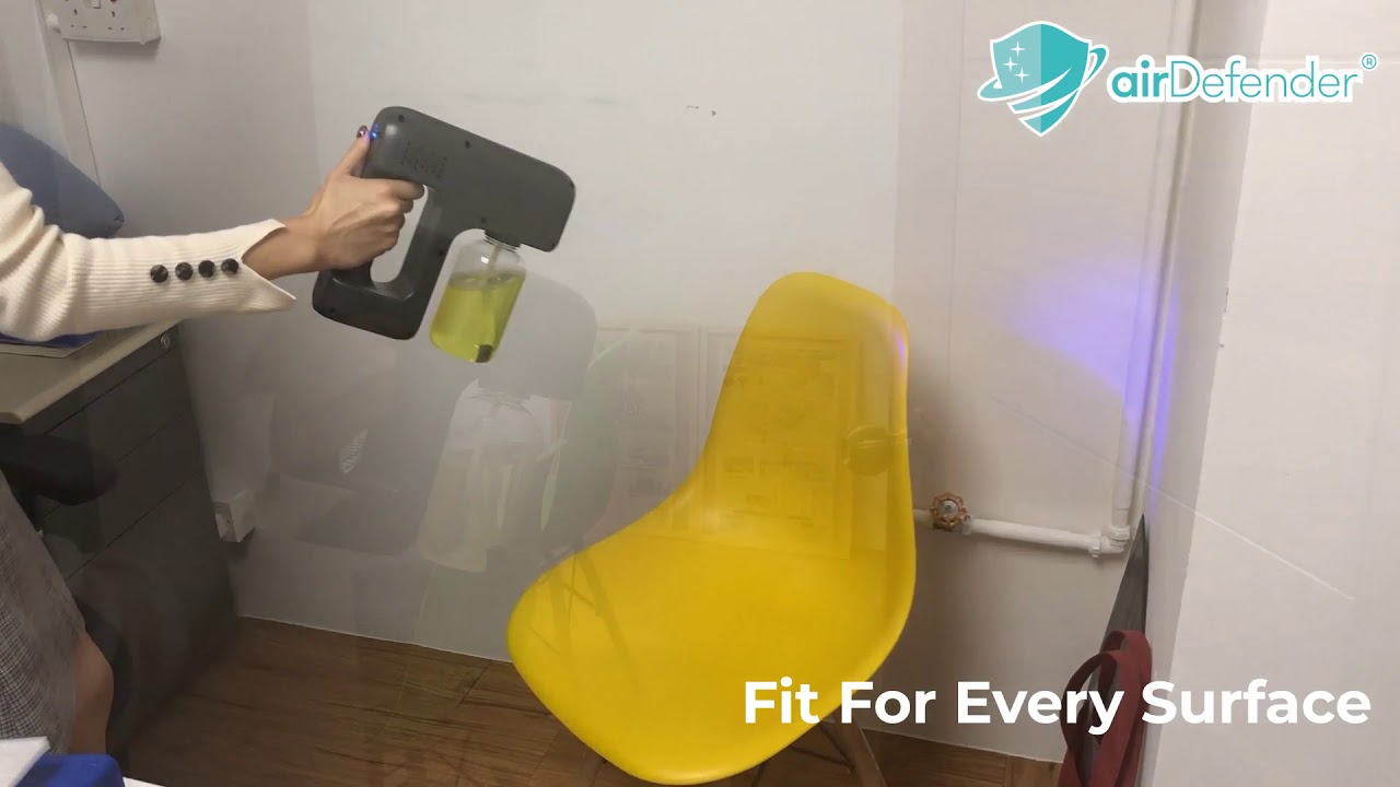 《airDefender® 無線 DIY 防疫法寶｜Qdot Atomizer無線量子霧化抗菌毒噴槍》 - YouTube