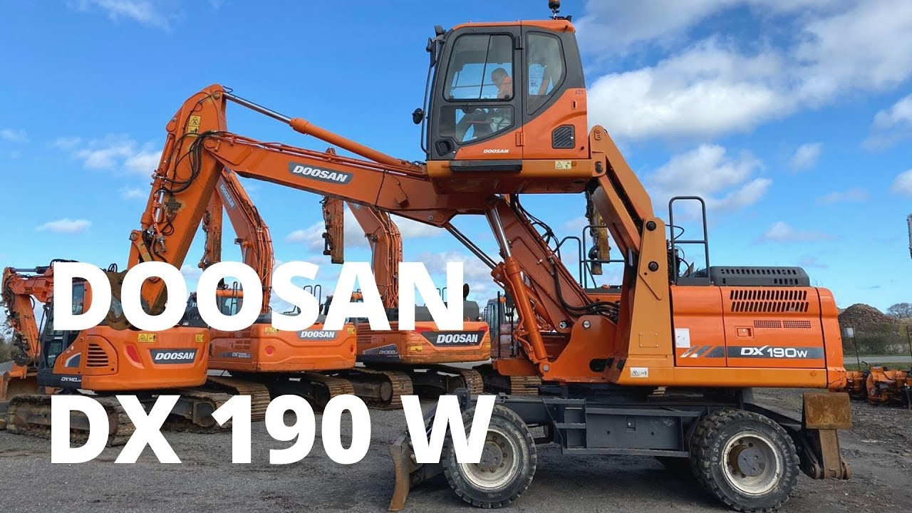 DOOSAN DX 190 W - One owner - Year 2016 - lift cabin - Triple ...