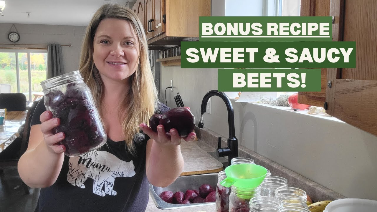 How To Can Beets PLUS Bonus Side Dish Recipe Using Beets! - YouTube