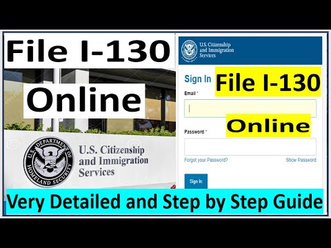 How to File I-130 Online for Spouse || New I-130 Online Guide and Step by Step Explanation - YouTube