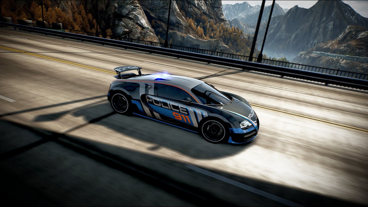NFS Hot Pursuit Remastered - Bugatti Veyron Super Sport (Cop) - YouTube