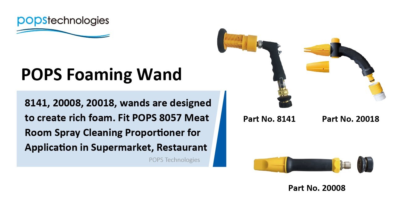 POPS Technologies, Foaming Wand - YouTube