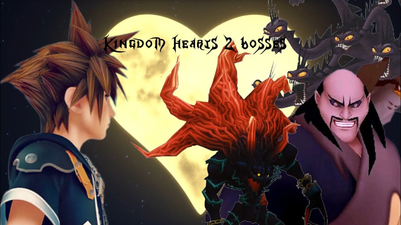 KINGDOM HEARTS 2 Bosses part 2 - YouTube