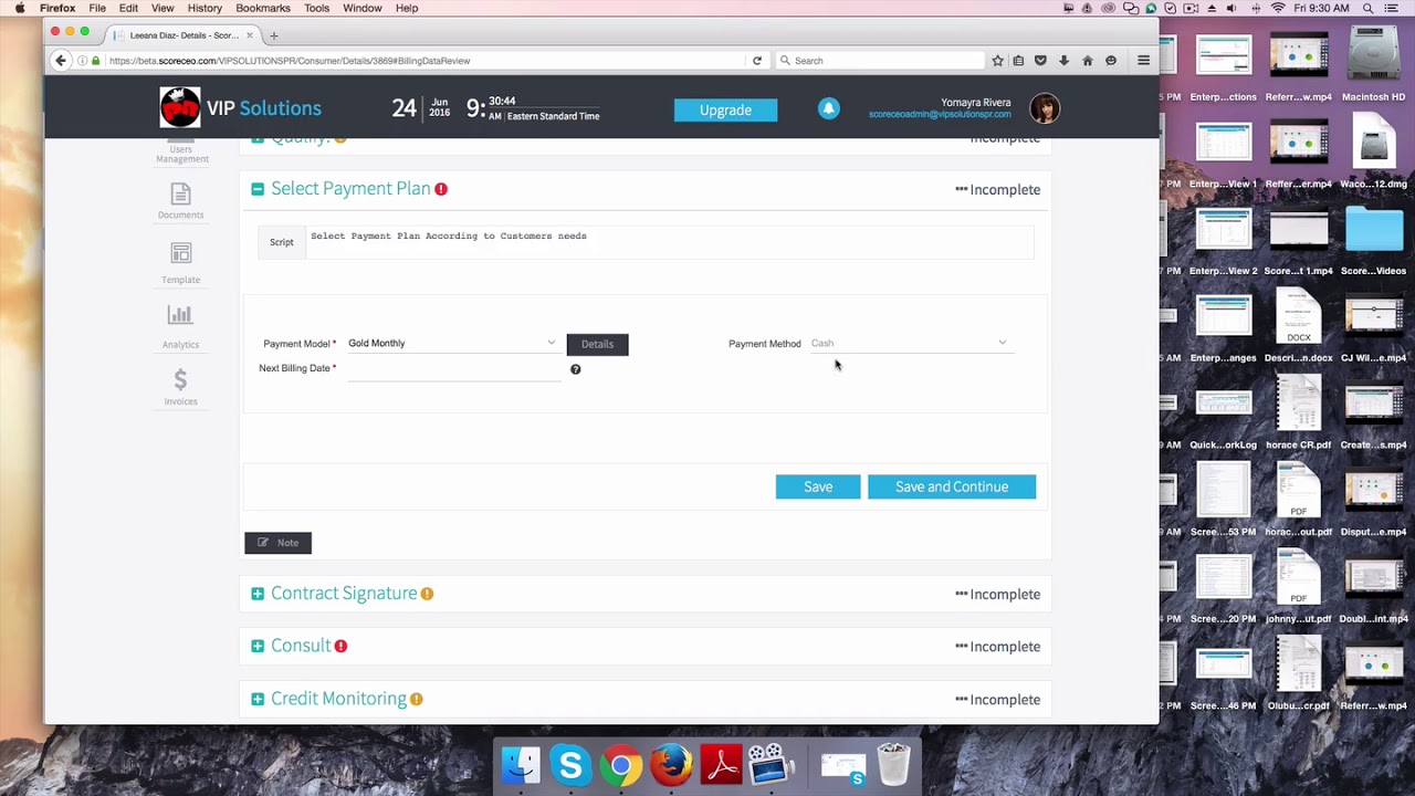 ScoreCEO - New lead next billing date - YouTube
