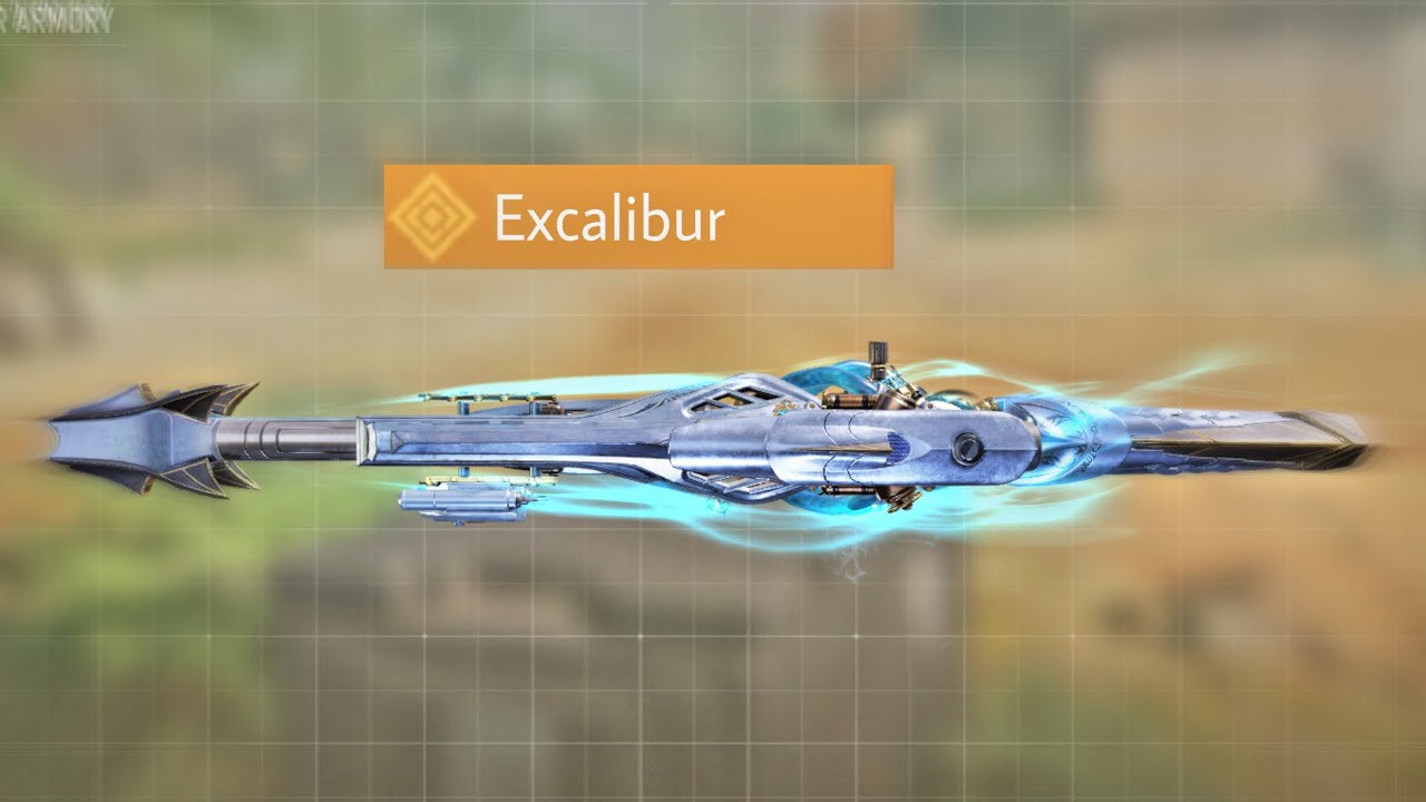 New EXCALIBUR Legendary Sword Call Of Duty mobile - YouTube