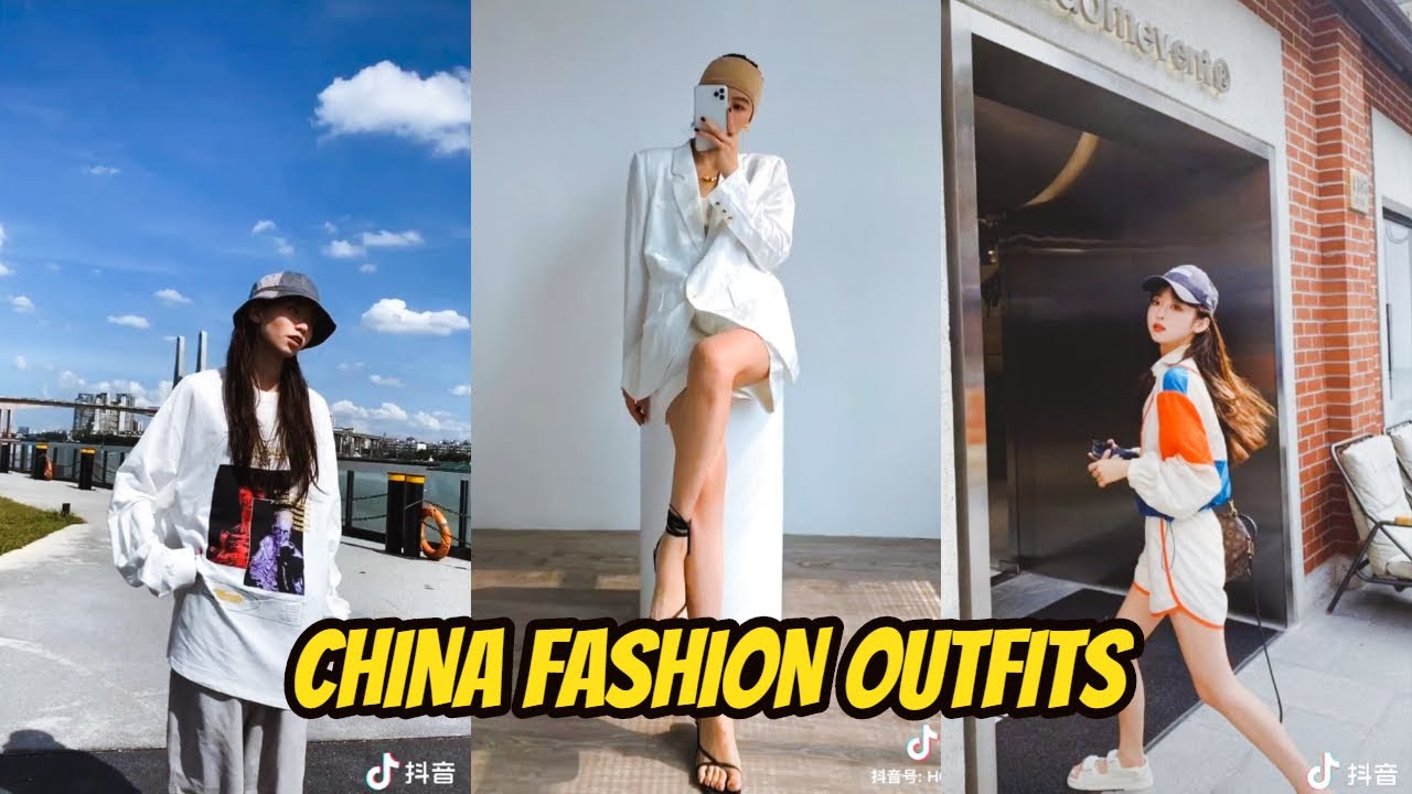 Tik Tok China 🖤 China Fashion Outfit #25 👫trung quốc Thời Trang Phối Đồ ...