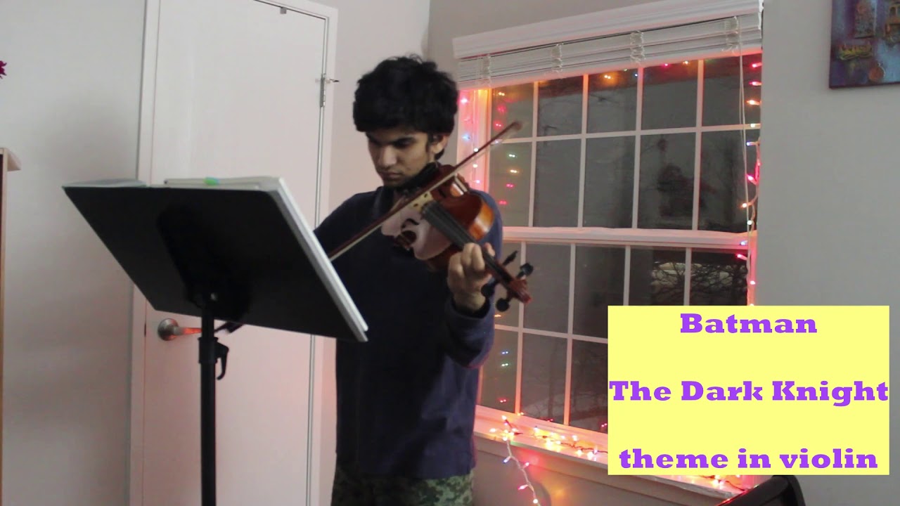 Batman - The Dark Knight - theme in violin - with background score ...