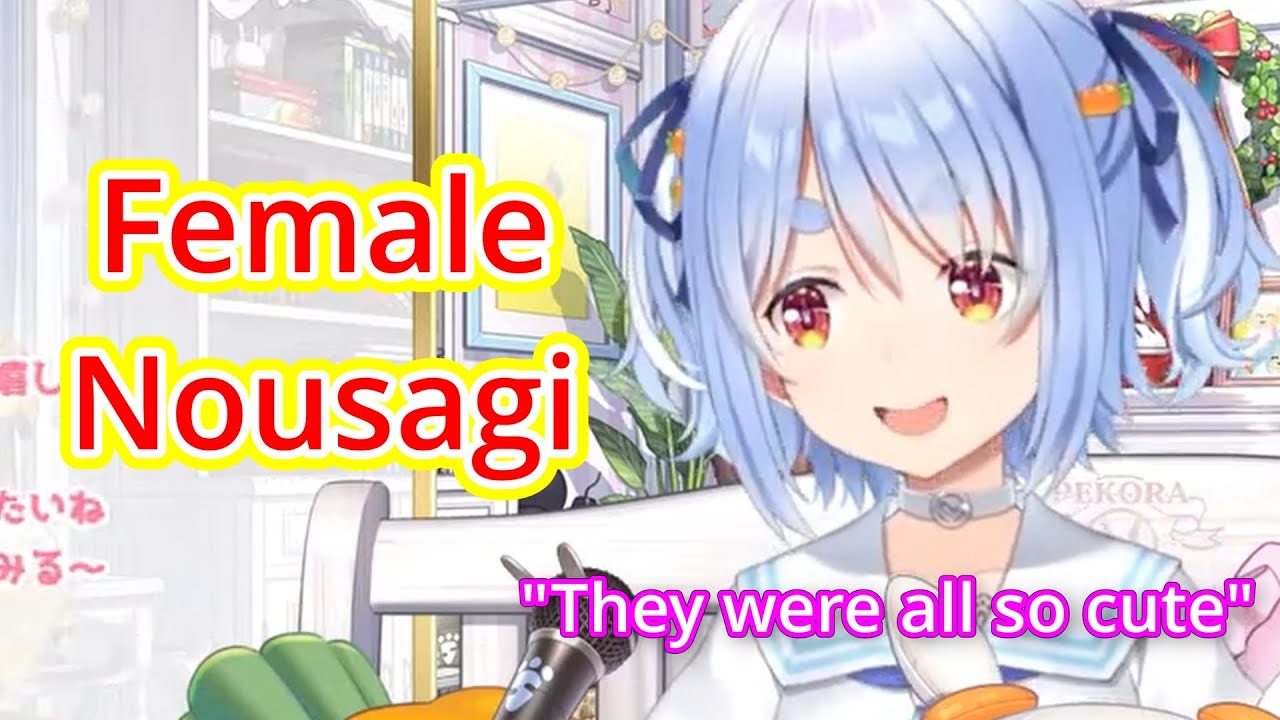 Pekora was surprised to see more female Nousagi than expected at the event. - YouTube