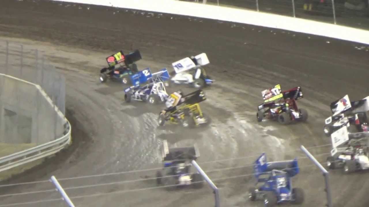 Johnny Herrera Takes Out Josh Baughman Dirt Track @ Tx. Motor Speedway ...