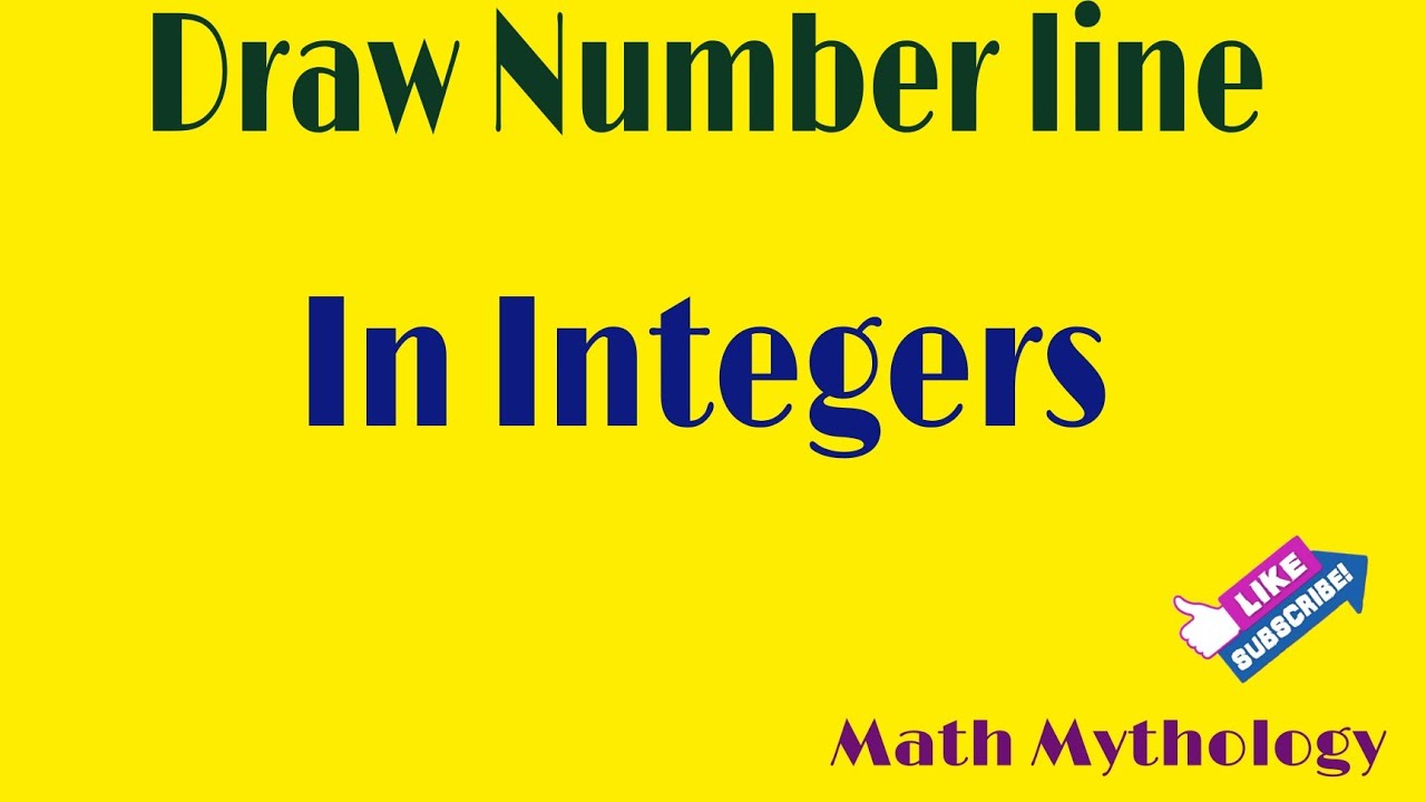 How To Draw Number Line In Integers Easy Way In Tamil basicmaths YouTube How To Draw Number Line In Integers Easy Way In Tamil basicmaths YouTube