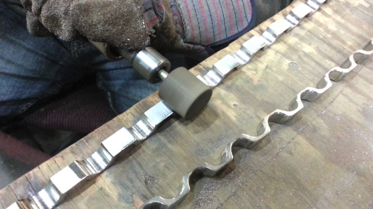 High Speed Grinding with a Mounted Stone on a Dynabrade 52678 - YouTube