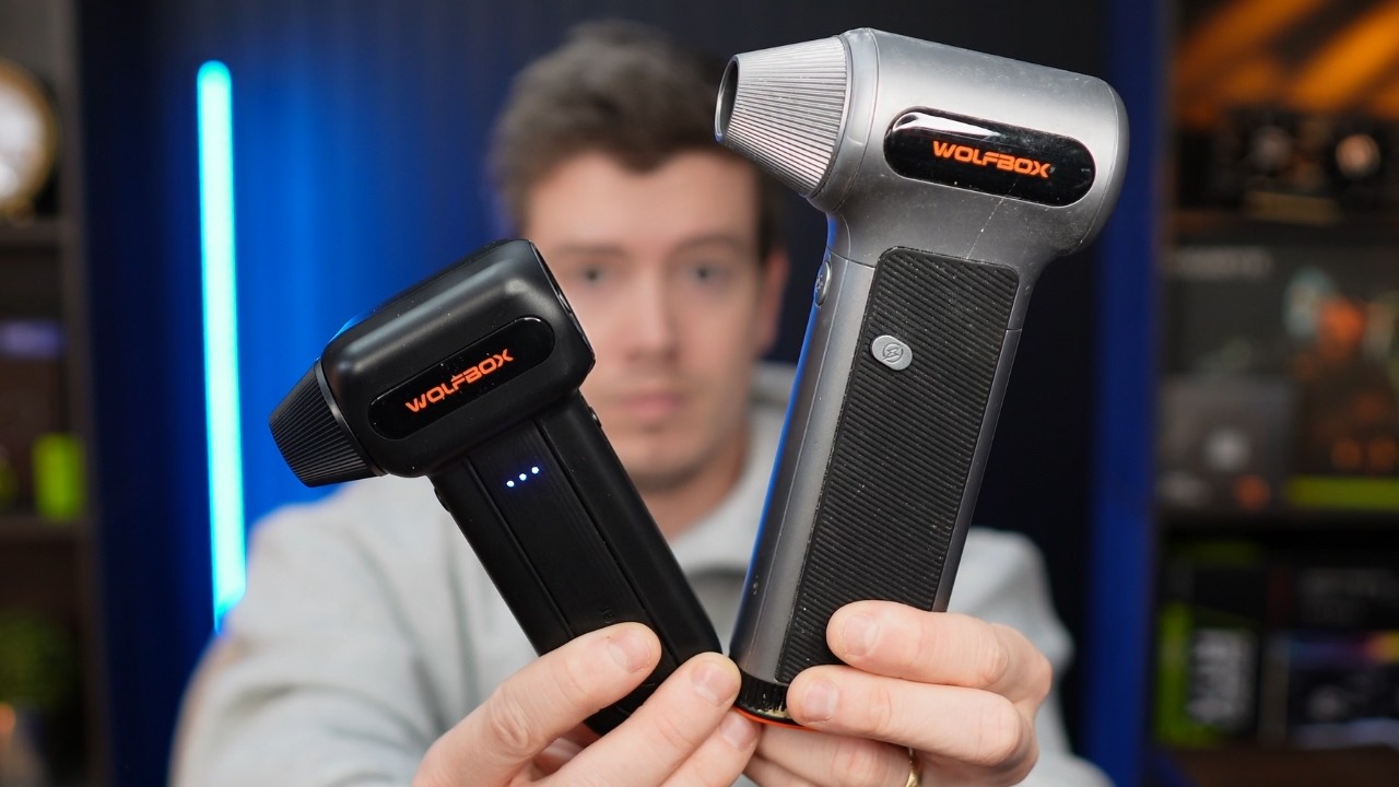 WOLFBOX MF60 vs MF200 – Electric Air Duster Speed Comparison - YouTube