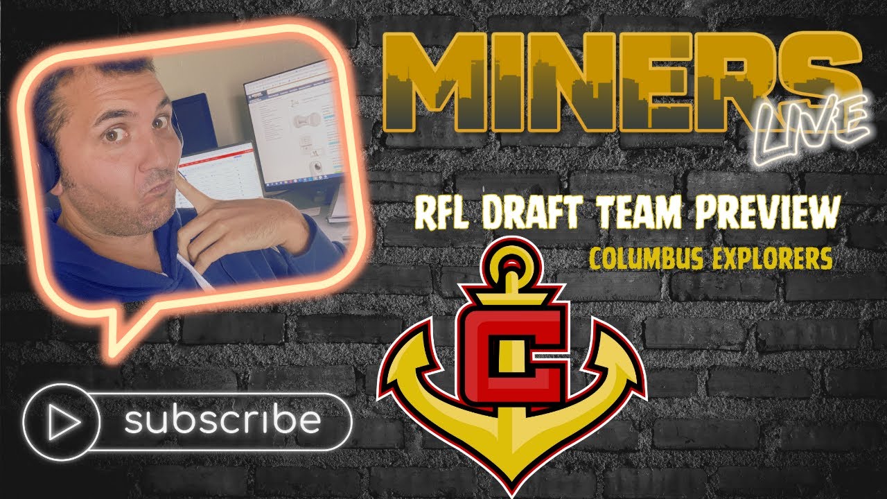 RFL Draft Preview: Columbus Explorers - YouTube