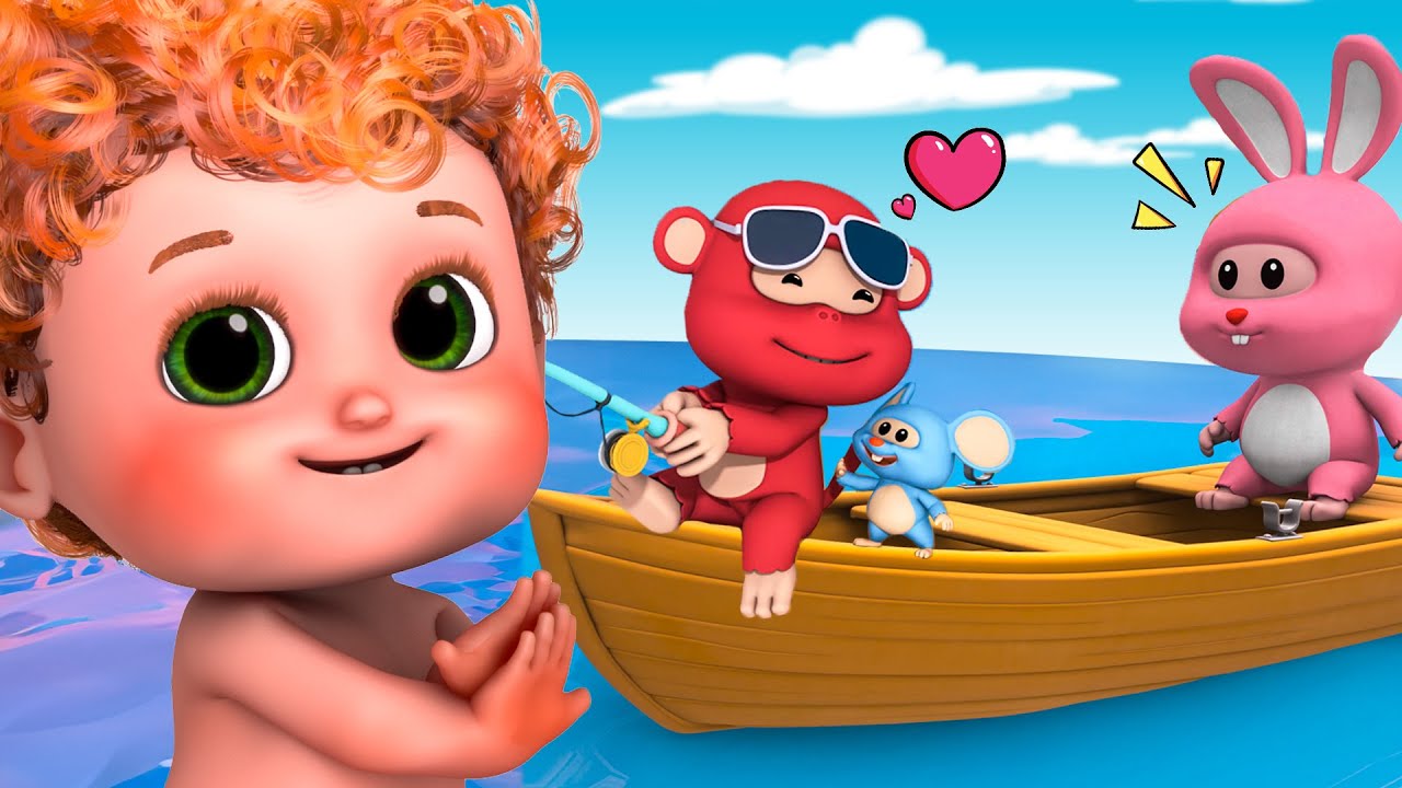 Fun Day at the Beach | Sea Animal Song | Blue Fish Kids Songs & Nursery ...