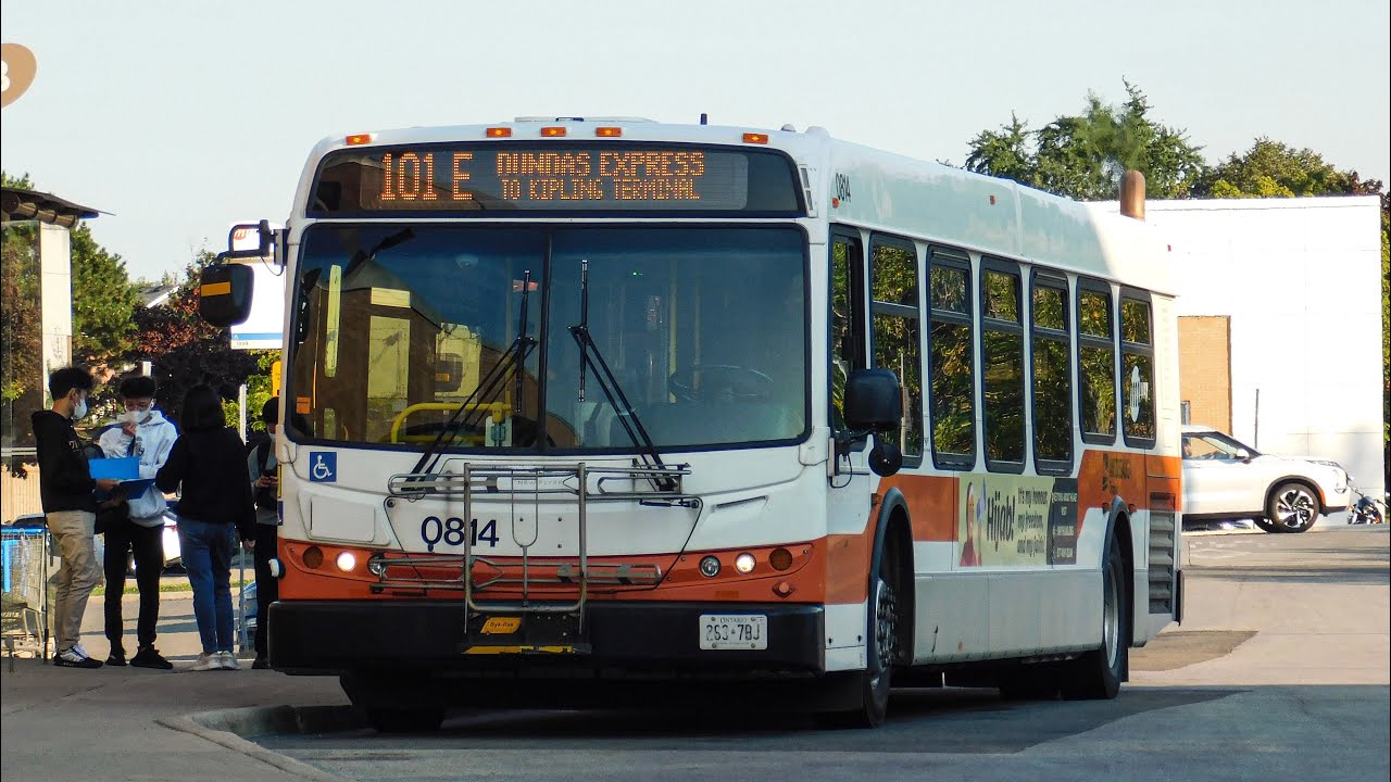 Mississauga Transit Miway 2008 New Flyer D40LFR 0814 on route 101 ...