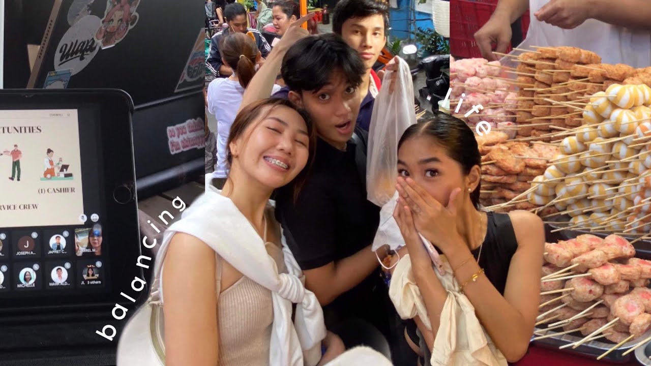 life as a working student in the Philippines || balancing school and ...