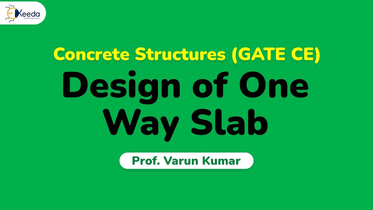 Design of One Way Slab - Design of Slabs - Concrete Structures - YouTube