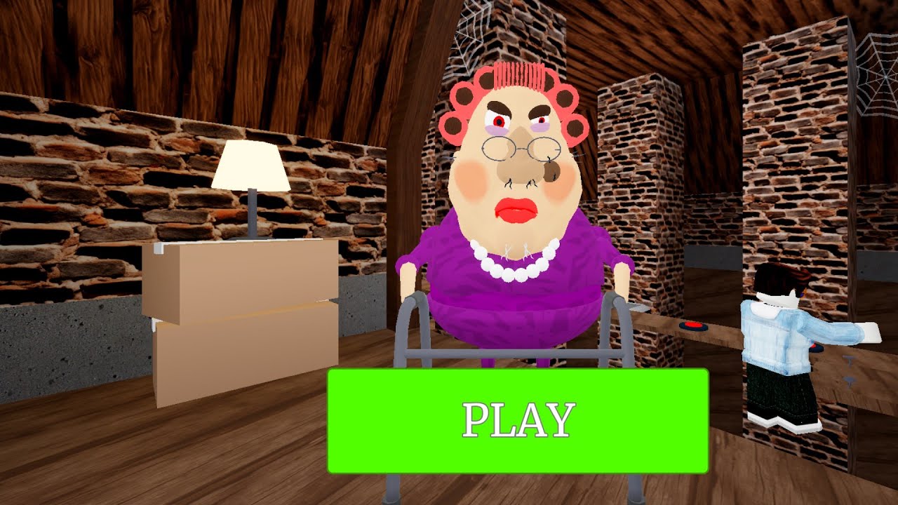 roblox escape evil grandma - YouTube