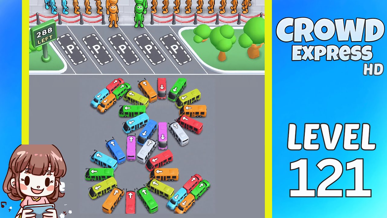 Crowd Express Level 121 Solution Walkthrough - YouTube